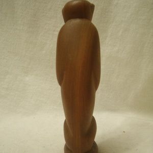 Handmade | Accents | Vintage African Hand Carved Wood Baboon Figurine ...